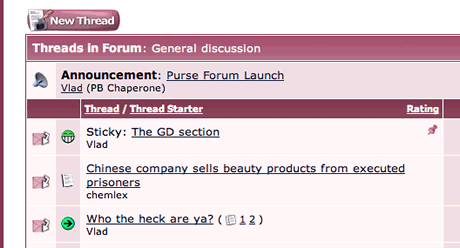 The purse forum store