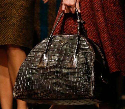 Prada Fall 2013 is full of simple shapes and lush textures - PurseBlog