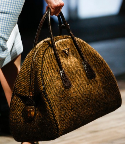 Prada Fall 2013 is full of simple shapes and lush textures - PurseBlog