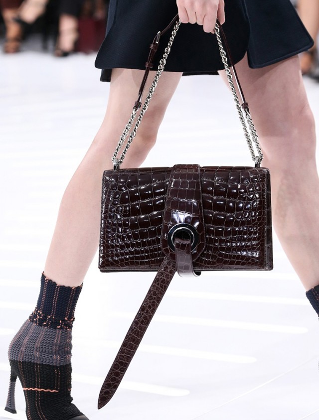Dior's Spring 2015 Collection Is Full Of Sharp Shoulder Bags | PurseBlog