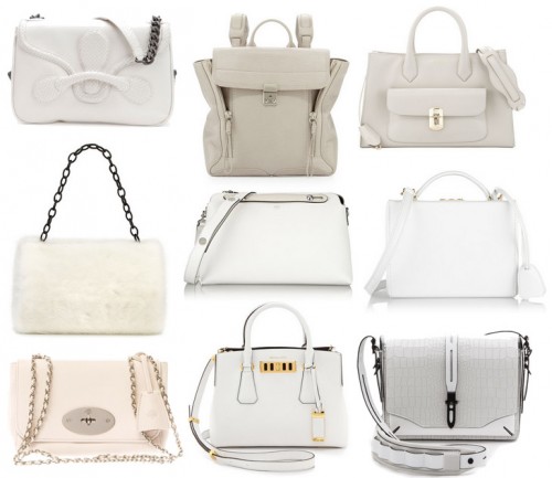 Color Story: 15 Bags in Lovely Winter White - PurseBlog