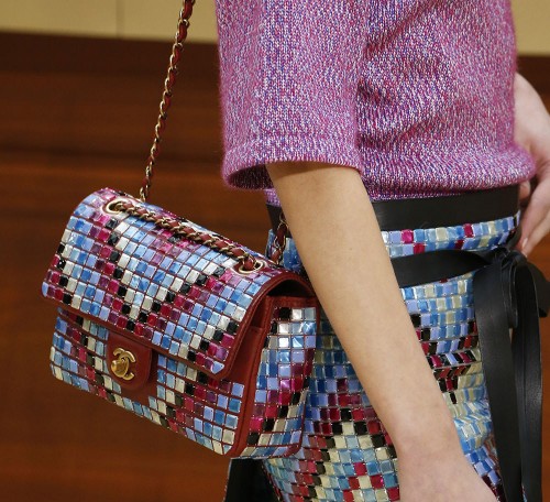 Chanel Went With Straight-Up Pretty Bags For Its Fall 2015 Runway ...