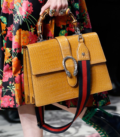 Gucci Gets Detailed for Its Spring 2016 Runway Bags - PurseBlog