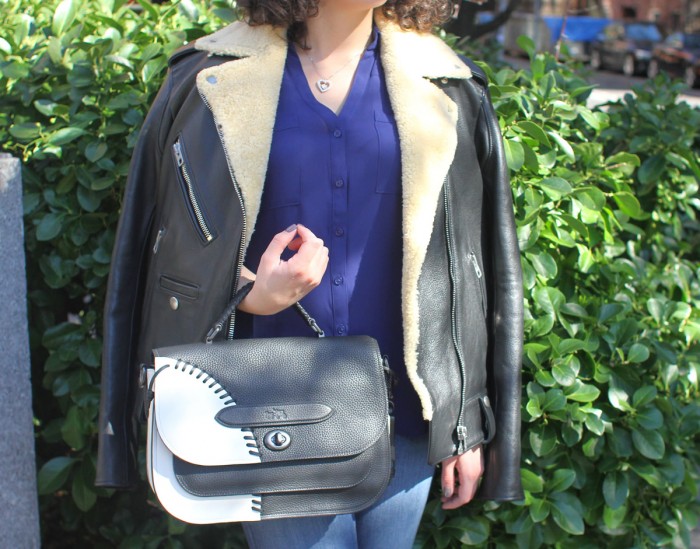 Perfect Pairs: Coach Link Messenger Bag and Coach Boys Bikers Jacket ...