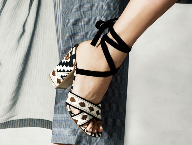 Shoes That Wrap And Tie Are This Season's Footwear Must-Have | PurseBlog