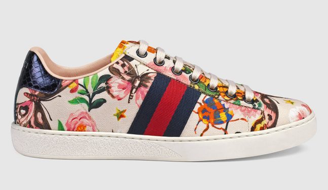 Shop Gucci Bags, Shoes and Accessories in an Exclusive Floral Print via ...