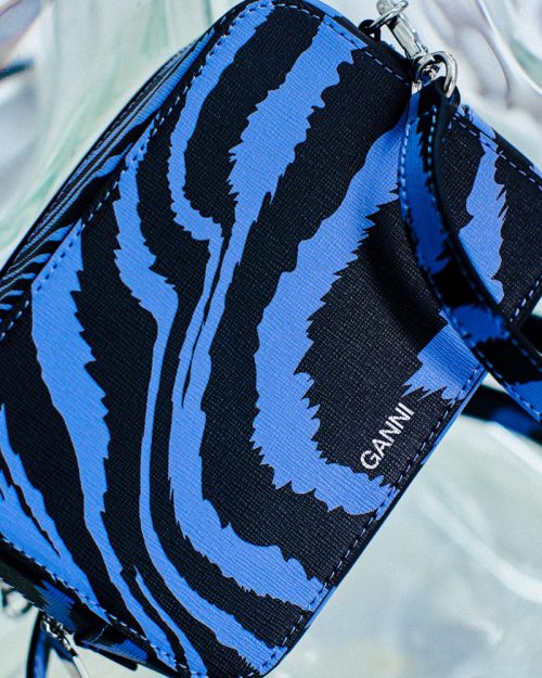 Make a Statement With Ganni’s Printed Camera Bag - PurseBlog