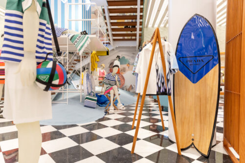 Prada Outdoors Debuts at the Miami Design District Store - PurseBlog