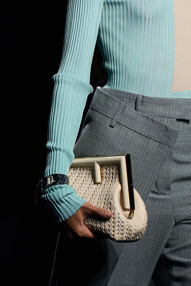 For Fall 23 Fendi Focus on Texture and Its Fendi Logo For Fall 23 Fendi Focus on Texture and Its Fendi Logo