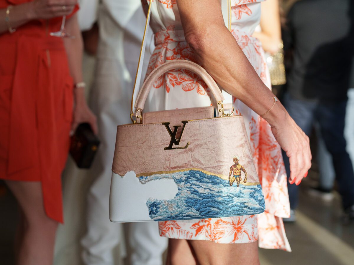 The Bags Carried to the Louis Vuitton By The Pool Pop-Up and Poolside ...