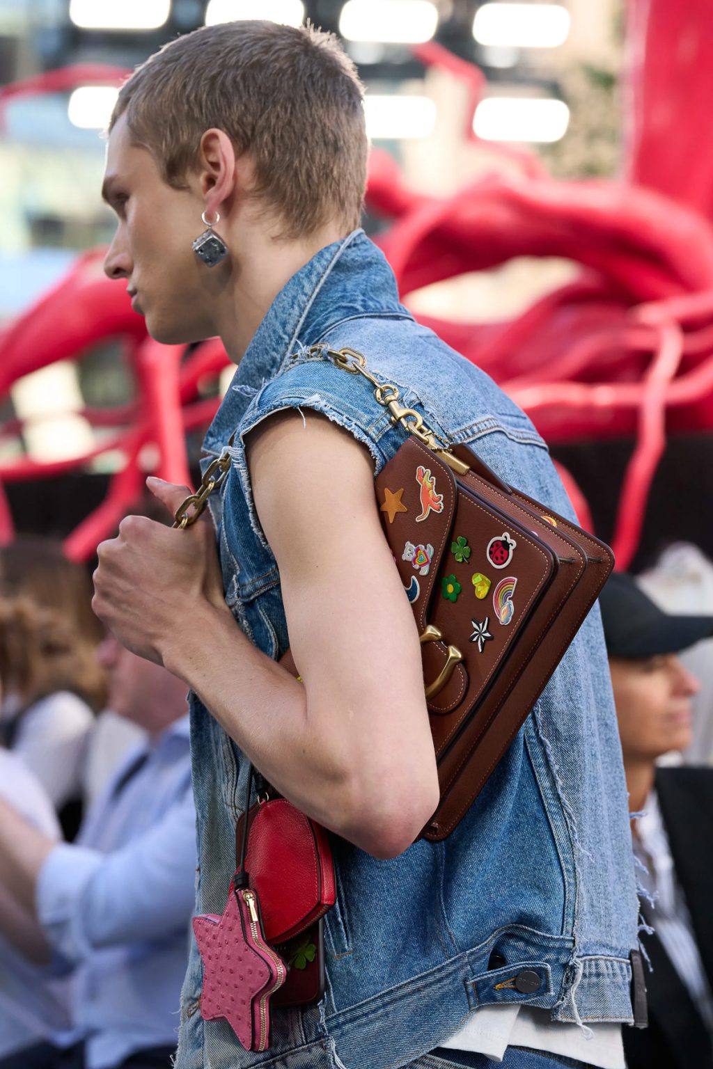 Kiss Locks and Big Bags Ruled the Coach Spring 2025 Runway - PurseBlog