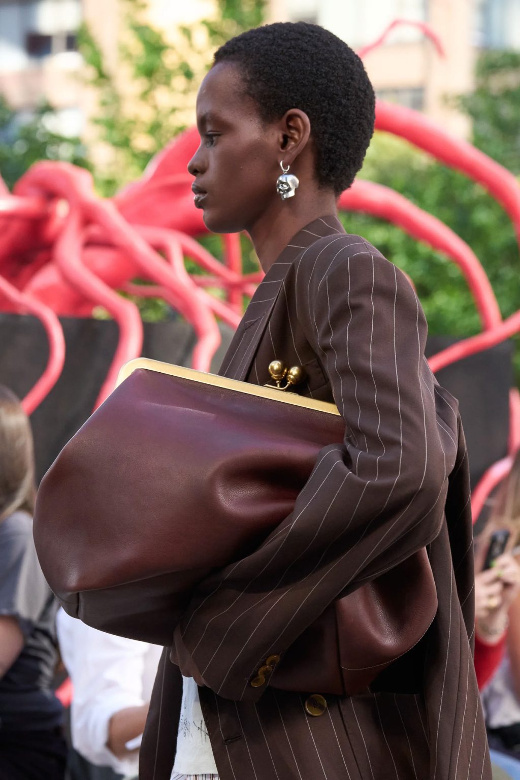 Kiss Locks and Big Bags Ruled the Coach Spring 2025 Runway - PurseBlog