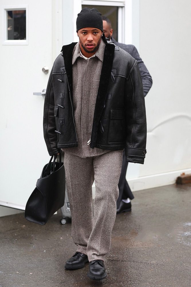 Saquon Barkley Adds Ferragamo to His Designer Bag Rotation - PurseBlog