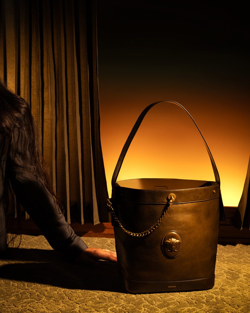 Versace Introduces The Sculpturally Cool Pivot Bag | PurseBlog